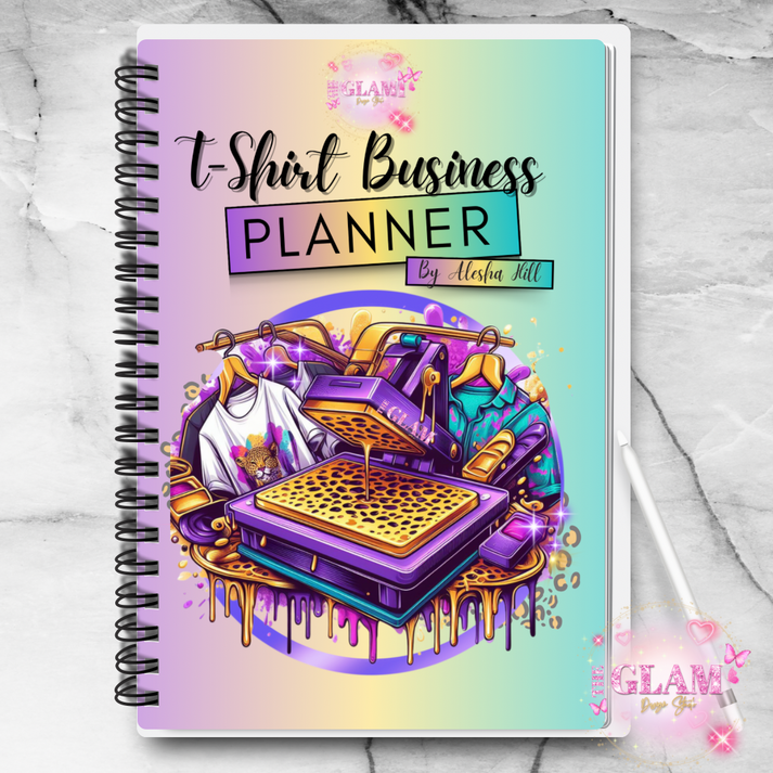 Digital Printable T-Shirt Business Planner – The Glam Design Studio