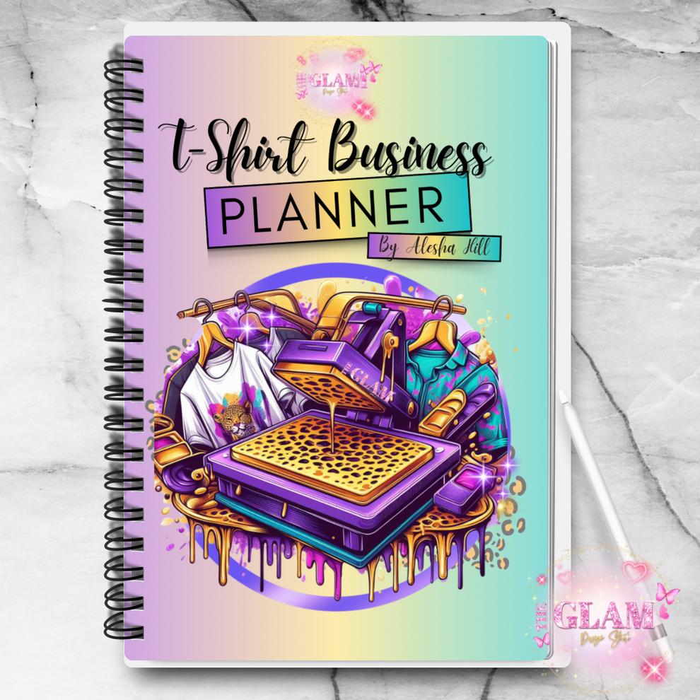 Digital Printable T-Shirt Business Planner – The Glam Design Studio